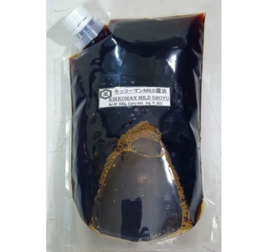 [KIKKOMAN] MILD AROMA SOY SAUCE, 18L Box, 1500g pouch | Shopee Philippines