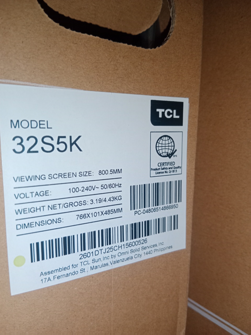 TCL QLED TV S5K Series Google TV 32"-43" Full HD, HDR10, Dolby Audio ...