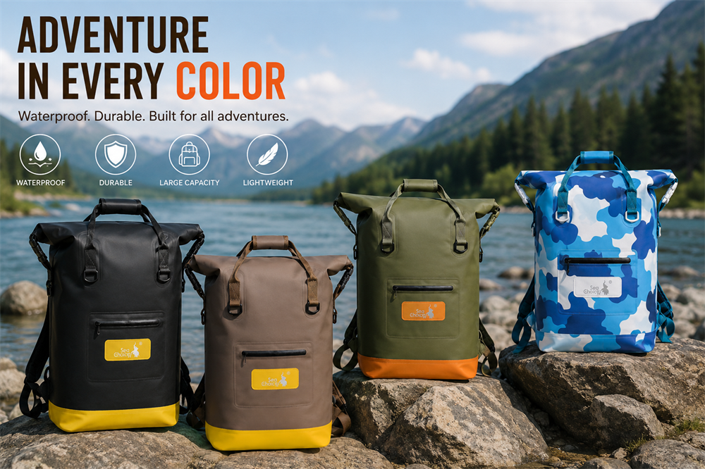SEA CHOICE 30L Waterproof Dry Bag-Roll-Top Travel Backpack-Cycling ...