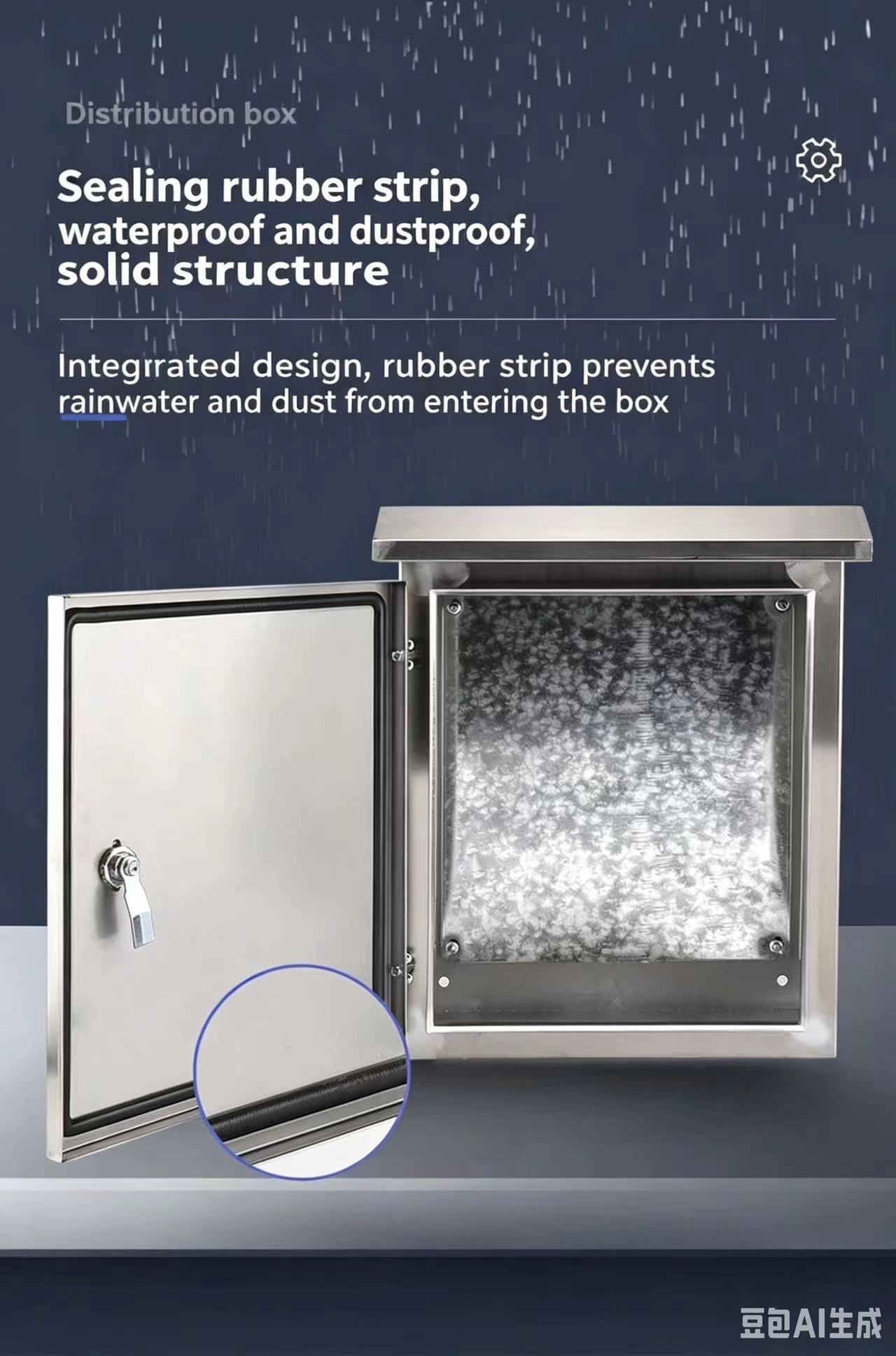 Outdoor Stainless Steel Power Distribution Box – Waterproof and ...