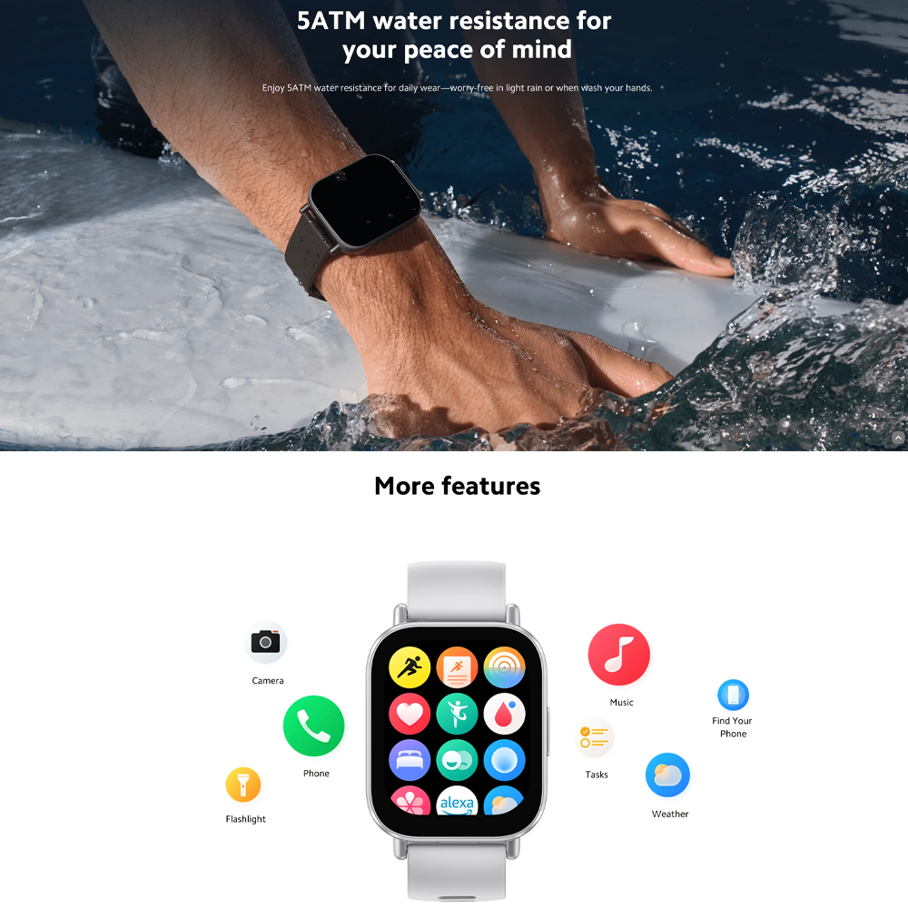Xiaomi Redmi Watch 5 Active/Redmi Watch 3 Active Fitness Tracker 5ATM ...