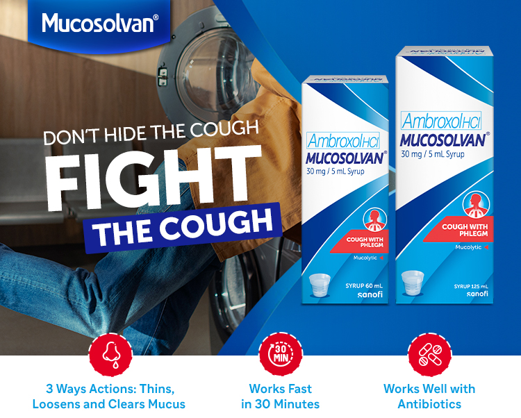 Mucosolvan Adult Syrup Soothing Immediate Release Productive Cough and ...