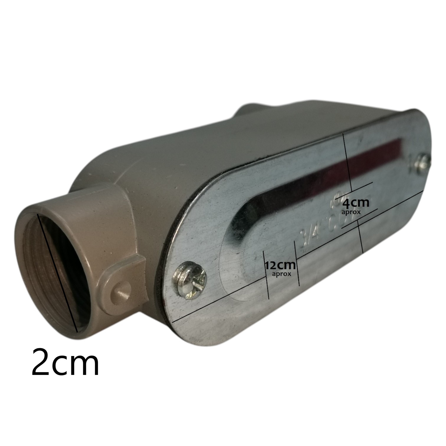 LOCAL LB Conduit 3/4", Metal LB Conduit, Conduit Bodies Threaded LB ...