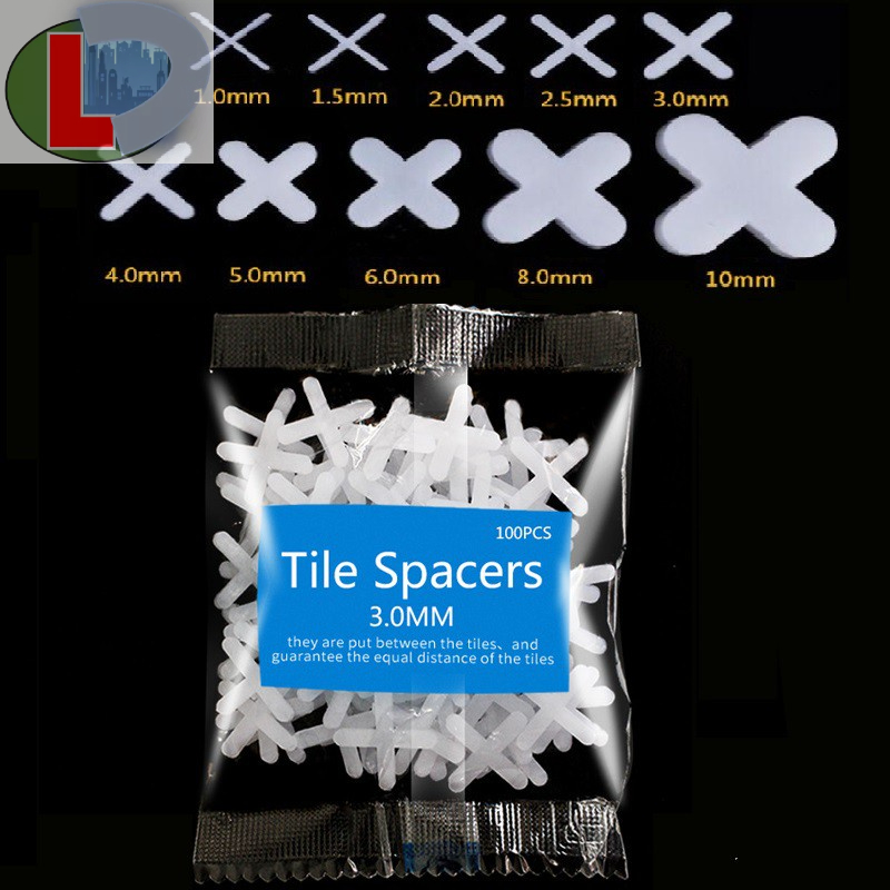 Cross Tile Leveling System Ceramic Floor Spacers 100pcs 1mm 1.5mm 2mm 2 ...