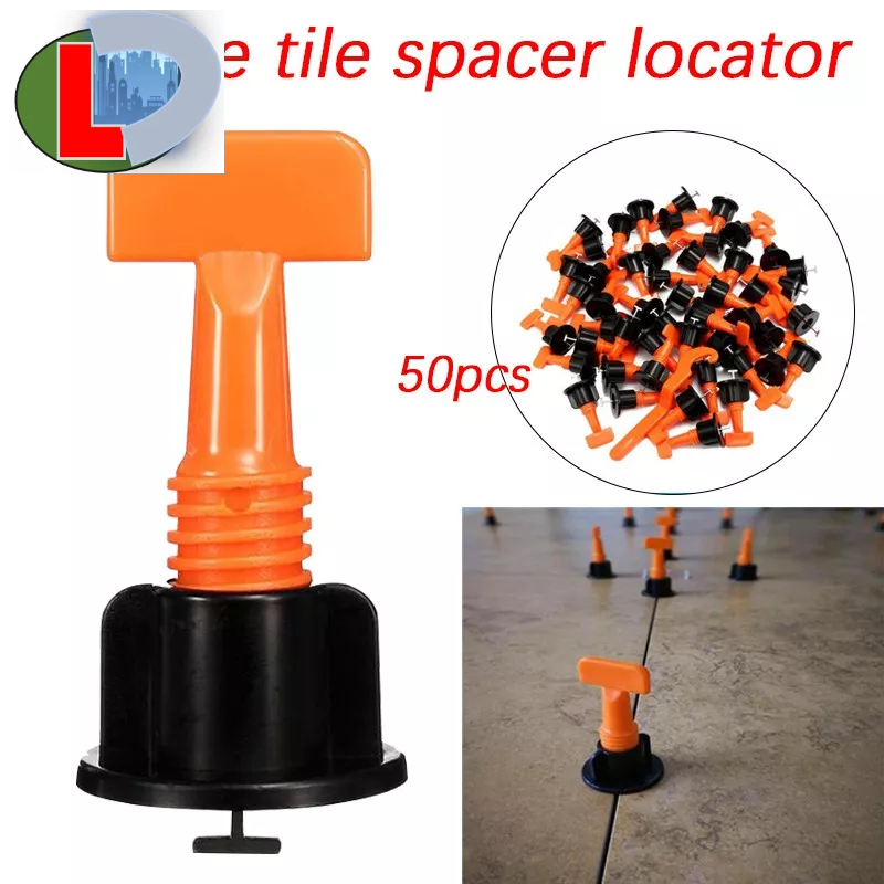 50pieces Set Tile Lev eling System Tile Leveler Spacers Reusable Floor ...