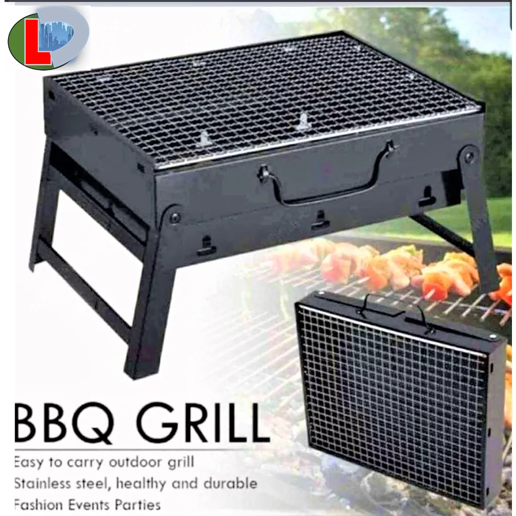 Portable stainless steel barbecue grill Pits CHARCOAL GRILLER OUTDOOR ...