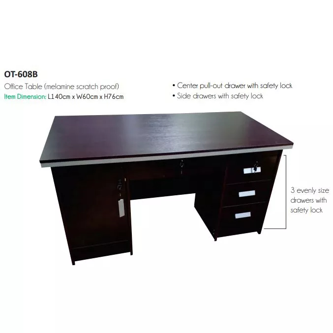 Executive Office Table OT-608B FLRCC | Shopee Philippines