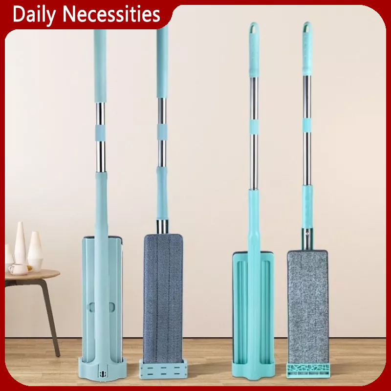 DN #360 Rotation Flat Mop Floor Cleaning Microfiber Squeeze Mop Floor Clean Automatic ...