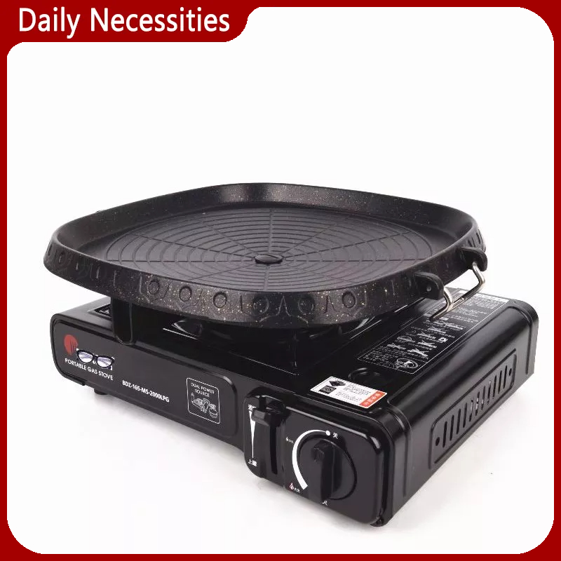 DN #Samgy SET Portable Butane Stove&Hanaro Non Stick Griller Plate ...