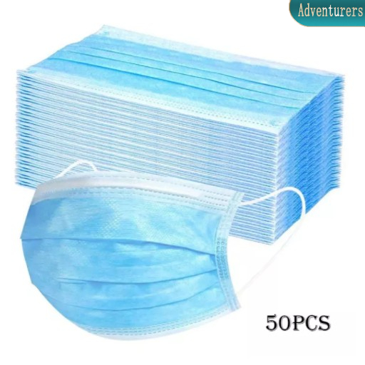 Adventurers Disposable 3-Layer Non-Woven Mask To Prevent Flu Smog ...