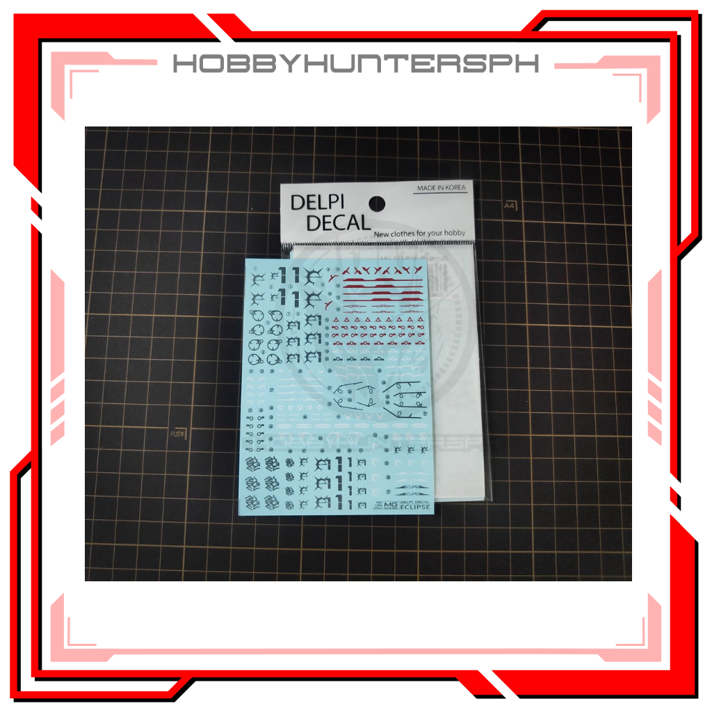 Delpi Decal MG Eclipse Waterslide Decals | Shopee Philippines
