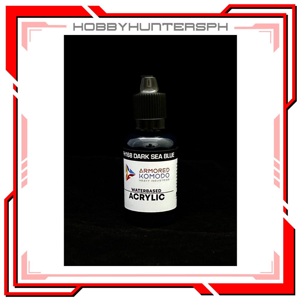 ArKom PH168 Dark Sea Blue Waterbased Acrylic Paint (Armored Komodo) | Shopee Philippines