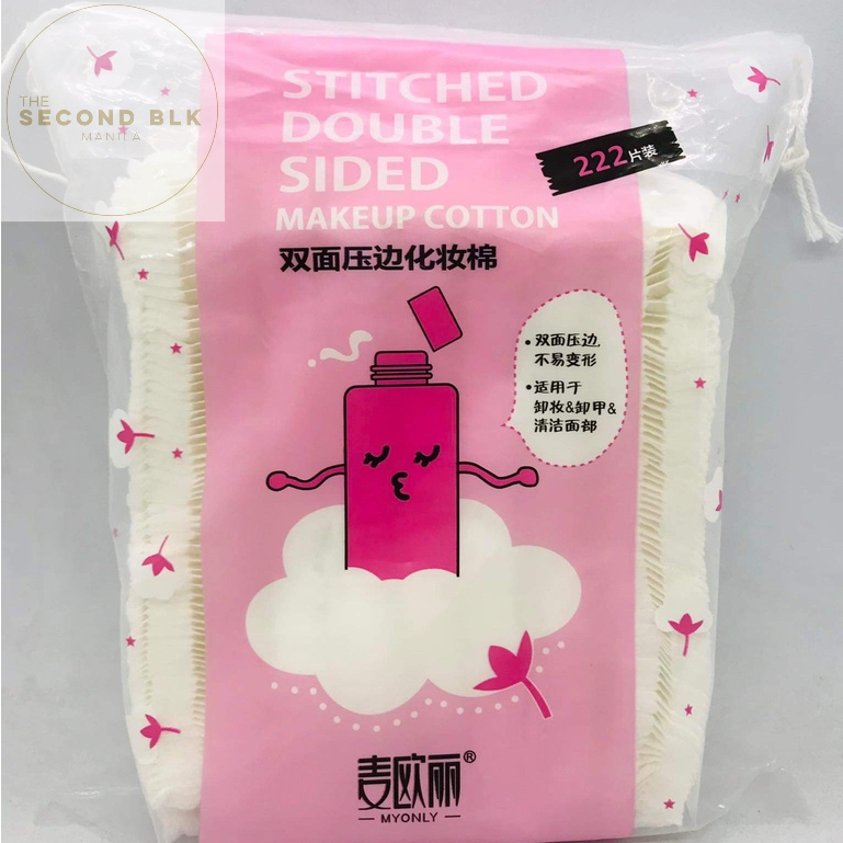 THE2NDBLOCK - Stiched Double Sided Makeup Cotton | Shopee Philippines