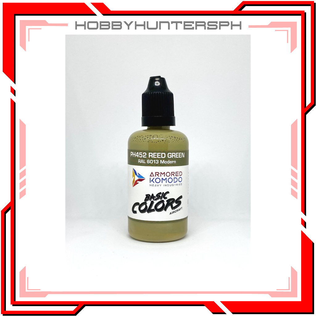 ArKom PH452 Reed Green RAL6013 50ml Armored Komodo Airbrush Hobby Paint ...
