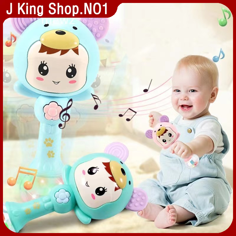 J King #Baby Shaker Sand Hammer Toy Dynamic Rhythm Stick Rattles ...