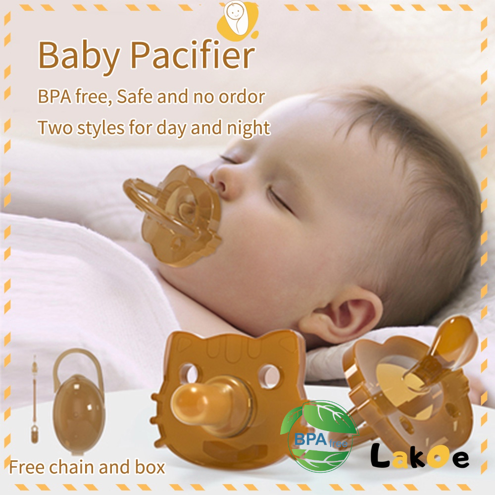Lakoe Soothie Pacifier for baby day and night Silicone Baby Pacifier ...