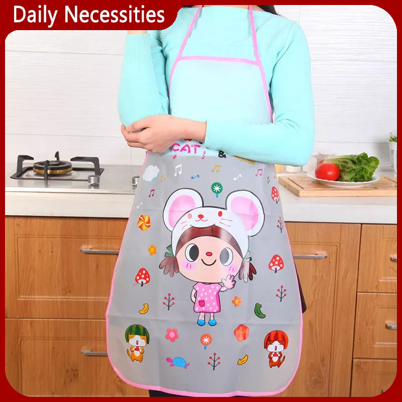 DN #PVC Waterproof Apron Oil And Water Resistant Apron Cooking ...