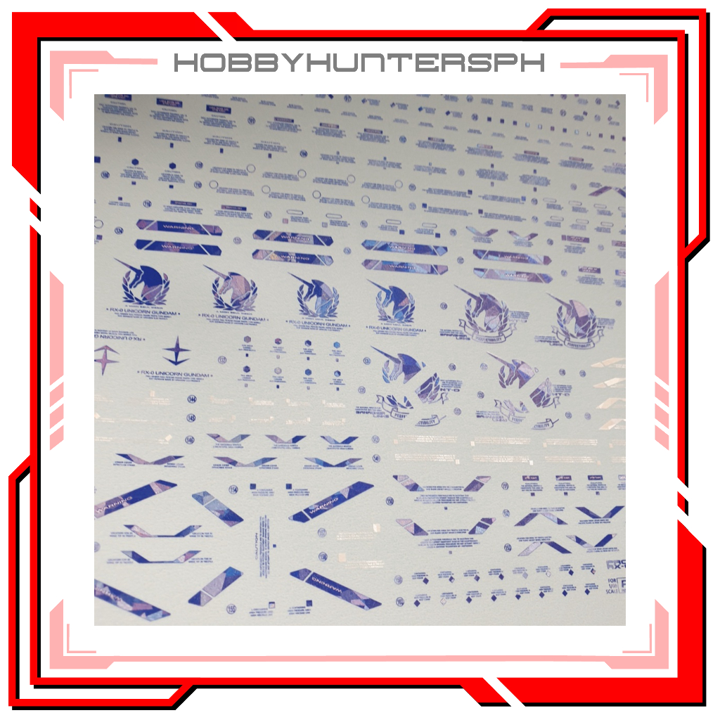 Delpi Decal PG Unicorn Perfectibility Waterslide Decals | Shopee ...