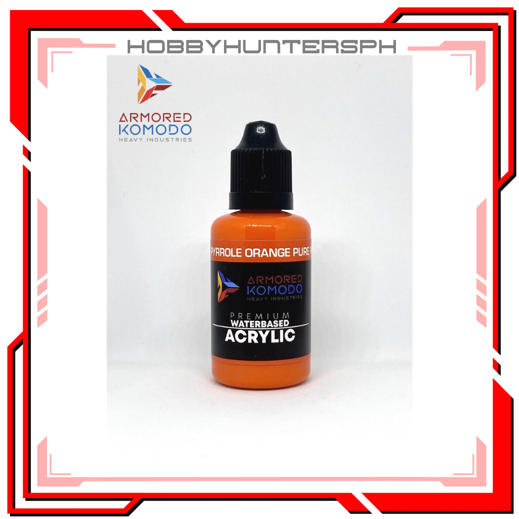 ArKom PH738 PO73 Pyrrole Orange 30ml Armored Komodo Premium Waterbased Acrylic | Shopee Philippines