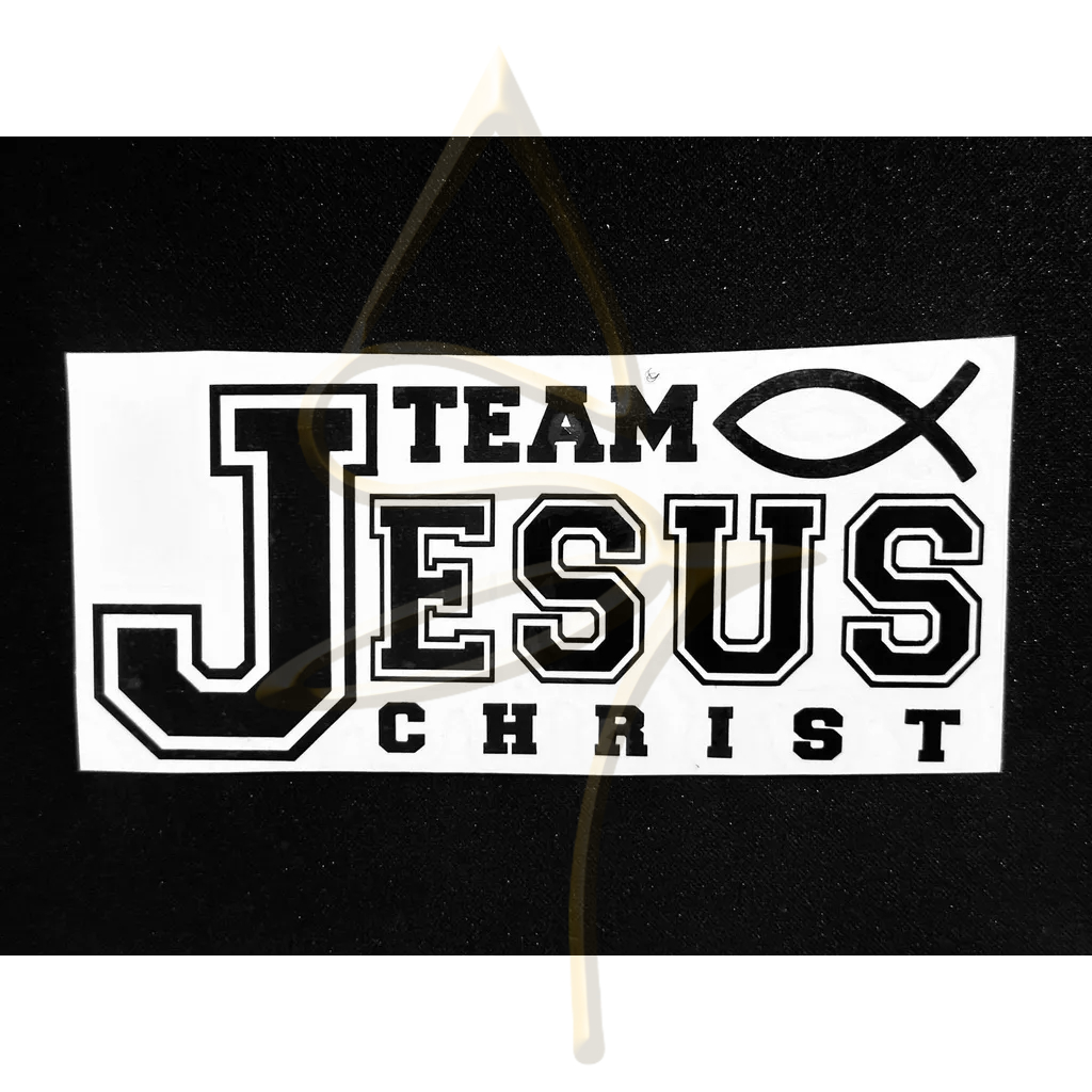 TEAM JESUS CHRIST Decals for Tumbler, Flask, Laptops, Bikes and Cars ...