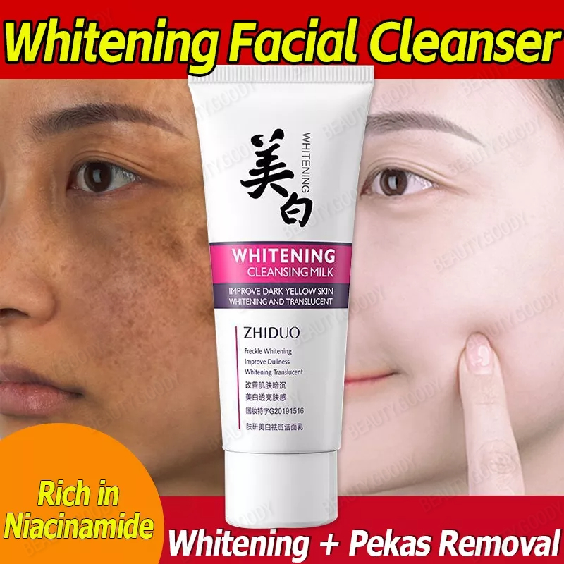 Whitening Facial Cleanser Melasma Pekas Remover Anti Freckle