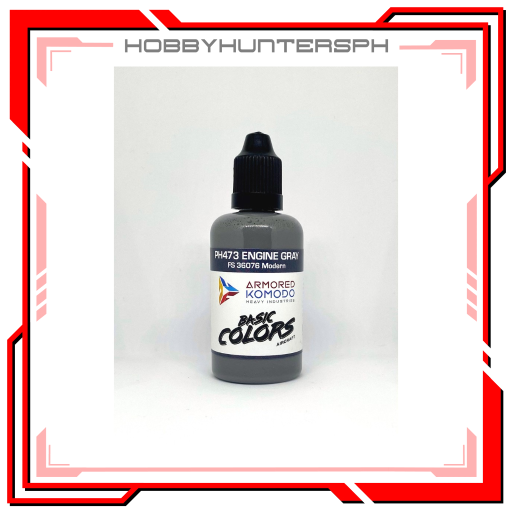 ArKom PH473 Engine Gray FS36076 50ml Armored Komodo Airbrush Hobby ...