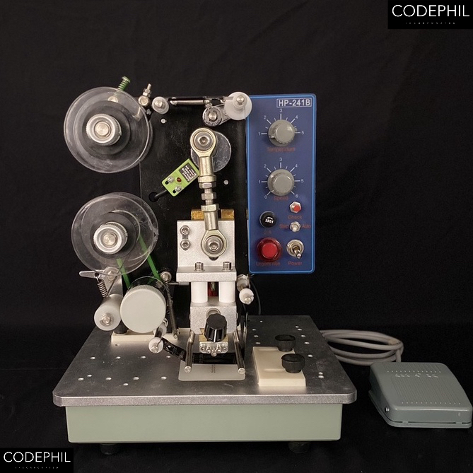 CPI HP241B Coding Machine Hot Stamp Printer for Expiry Date 2-Liner and ...