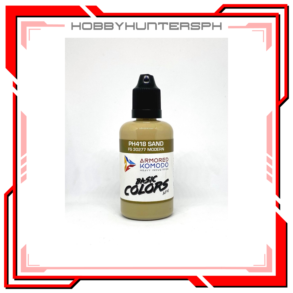 ArKom PH418 Sand FS30277 50ml Armored Komodo Airbrush Hobby Paint ...