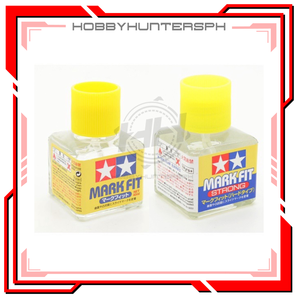 Tamiya Mark Fit Decal Solution - Regular and Strong 40ml | Shopee ...