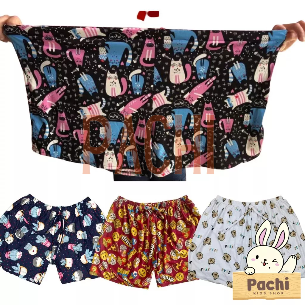 Pachi Plus Size Womens Shorts UP TO 3XL Cotton Casual Dolphin Printed ...