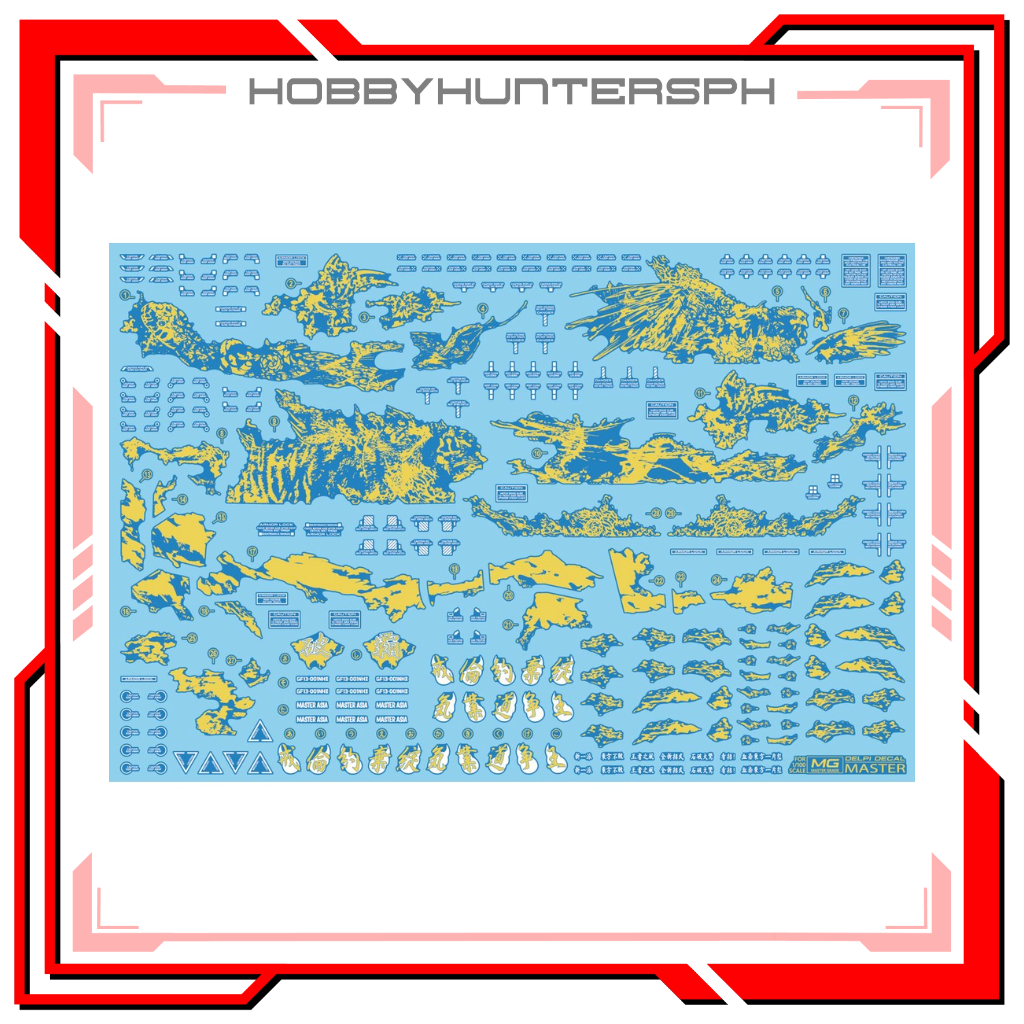 Delpi Decal MG Master Gundam Waterslide Decals | Shopee Philippines