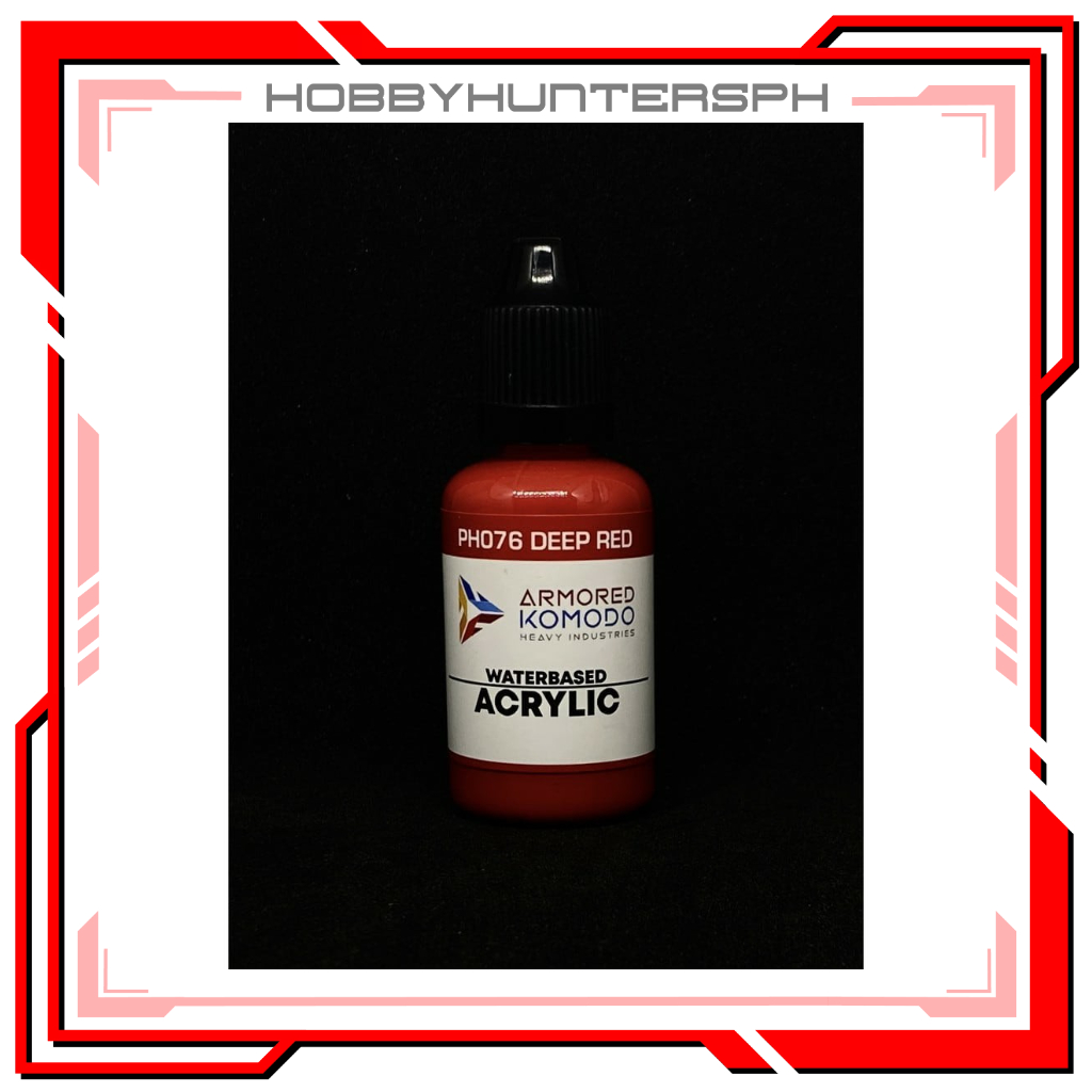 ArKom PH076 Deep Red Waterbased Acrylic Paint Armored Komodo | Shopee ...