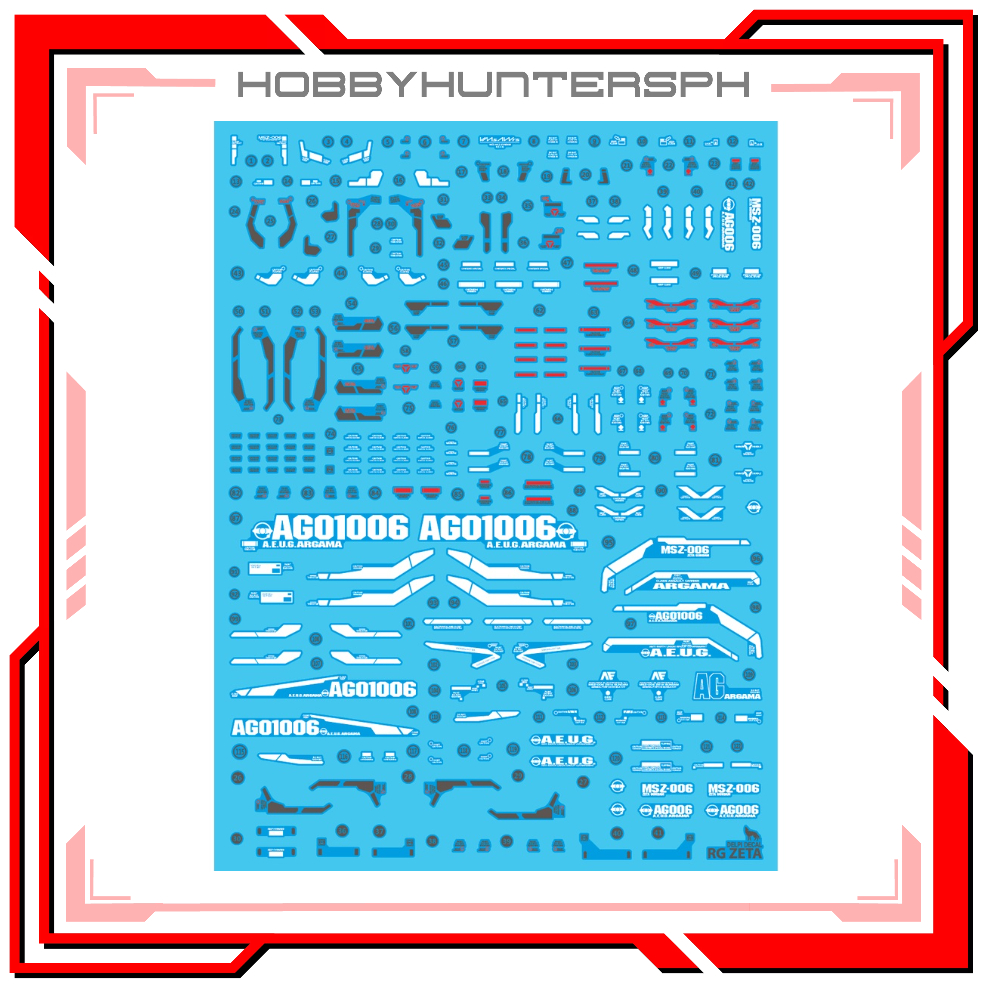 Delpi Decal RG ZETA WATER DECAL | Shopee Philippines
