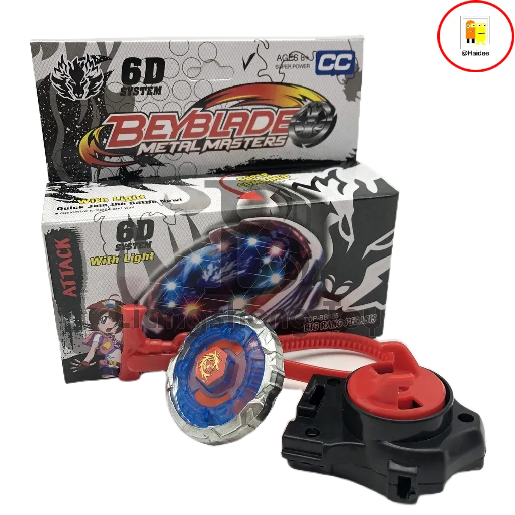 COD HAIDEETOYS KIDS TOY BEYBLADE METAL MASTERS WITH LIGHT #JL17703 ...