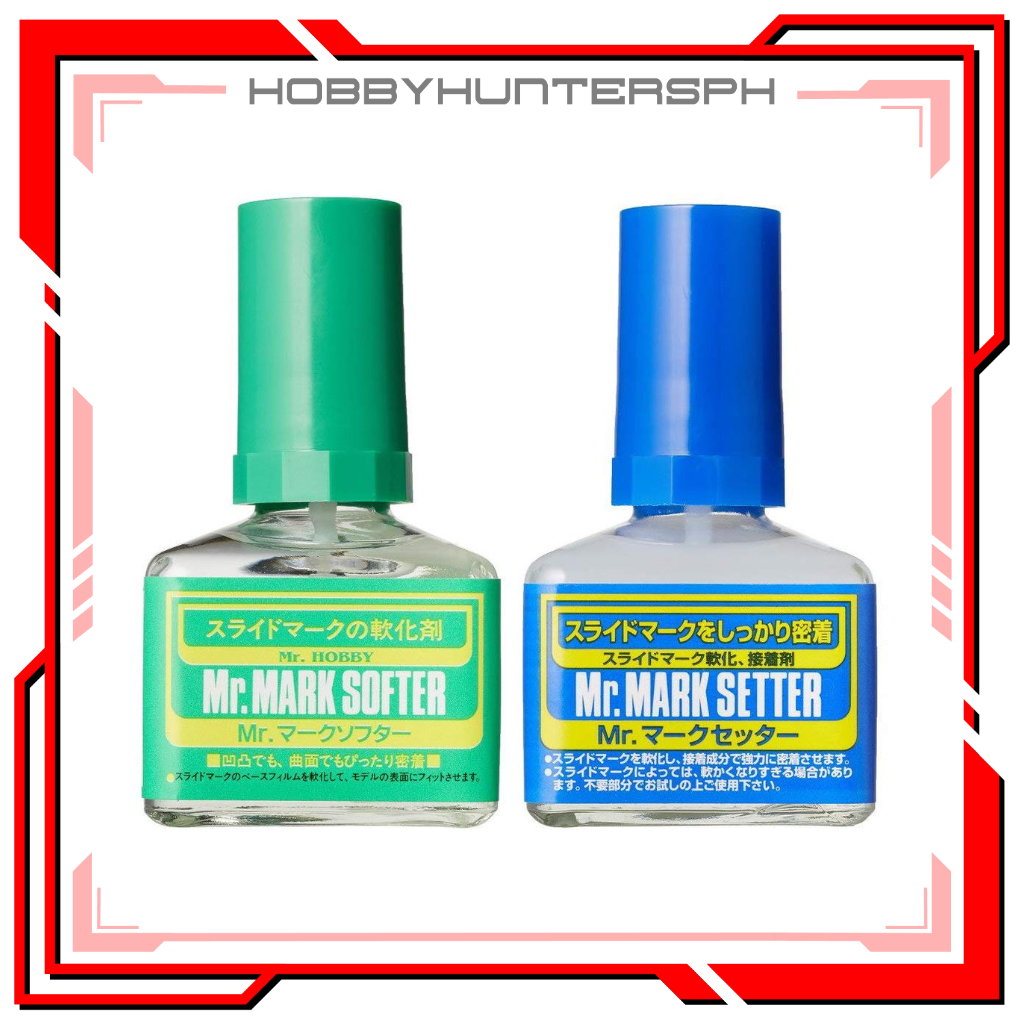 Mr. Hobby Mark Setter / Mark Softer - Decal Setting Solution for ...