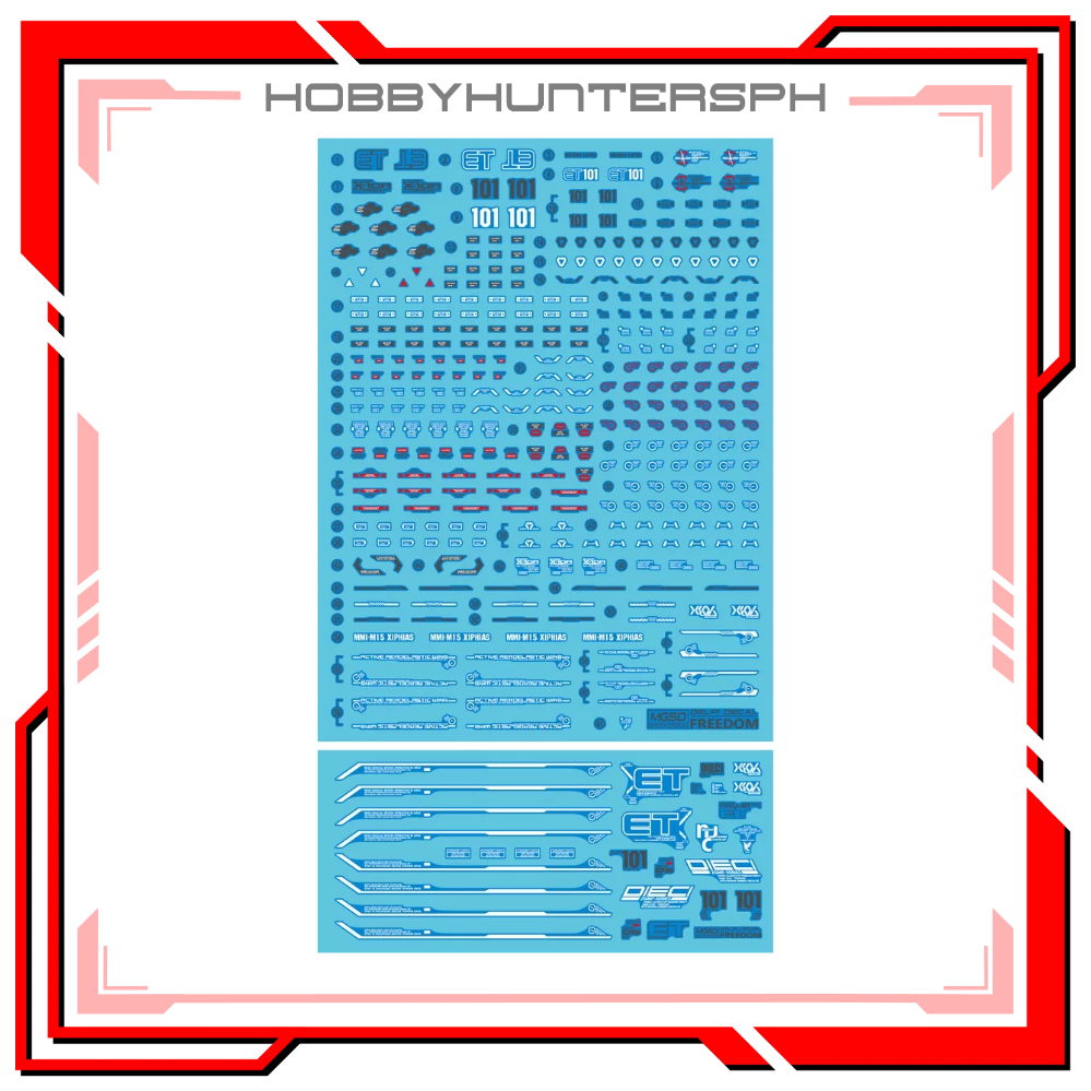 Delpi Decal MGSD Freedom Waterslide Decals | Shopee Philippines