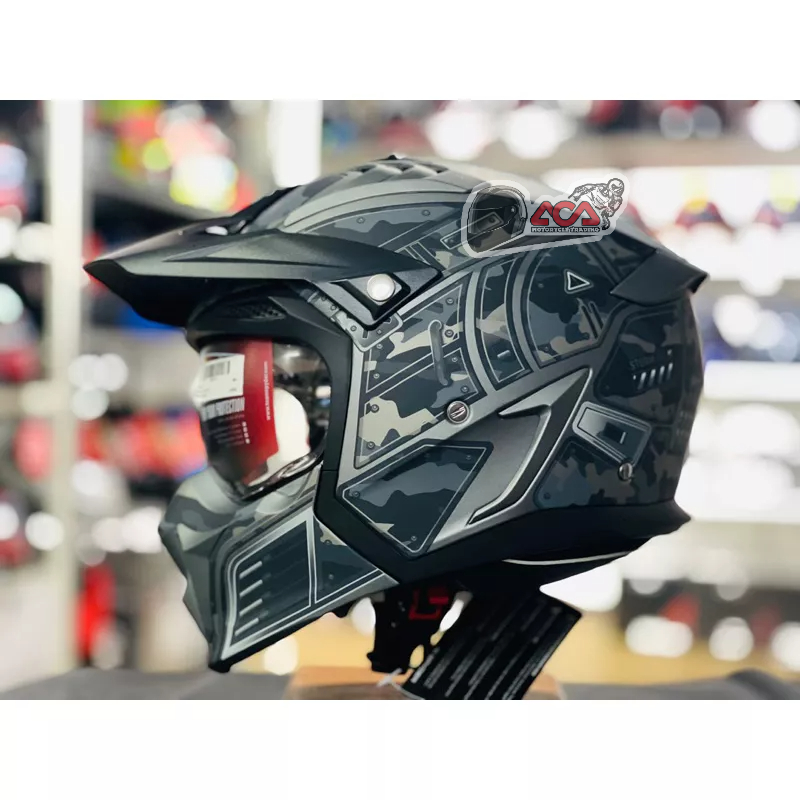 SPYDER CORE S3 Dual Sport Helmet w/ (2 Spare Visor) | Shopee Philippines