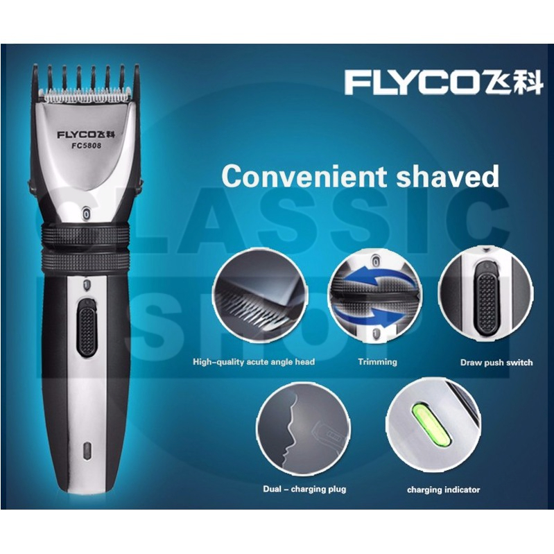 Flyco FC5808 Mens Rechargeable Cordless Electric Shaver Razor Beard ...