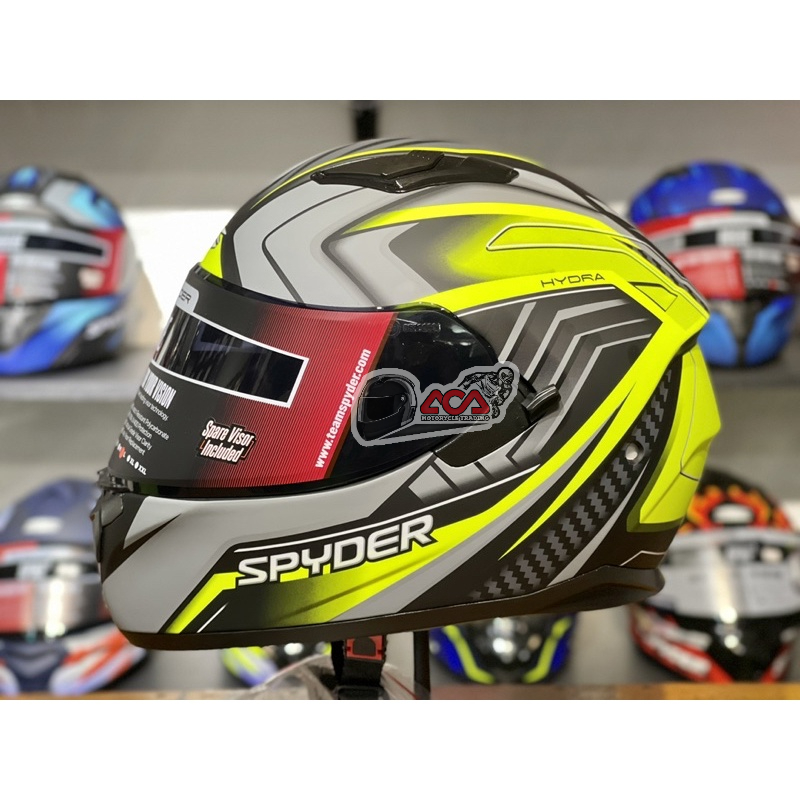 SPYDER ROGUE GD SERIES 7 - Full-Face Dual Visor Helmet + Free Clear ...