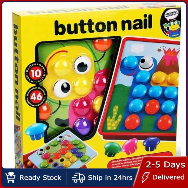 Learn and Play 3D Colorful Button Idea Toy - Educational Learning Tool ...