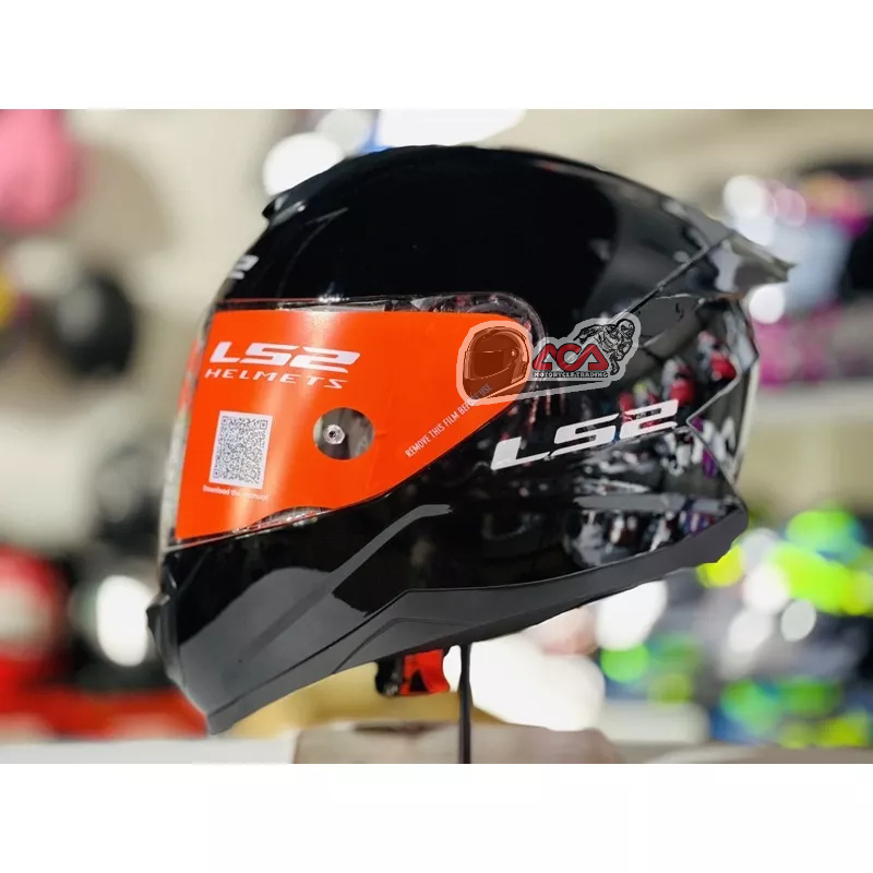 LS2 FF802 FLASH Full-Face Single Mono Helmet + Free Tinted Visor ...