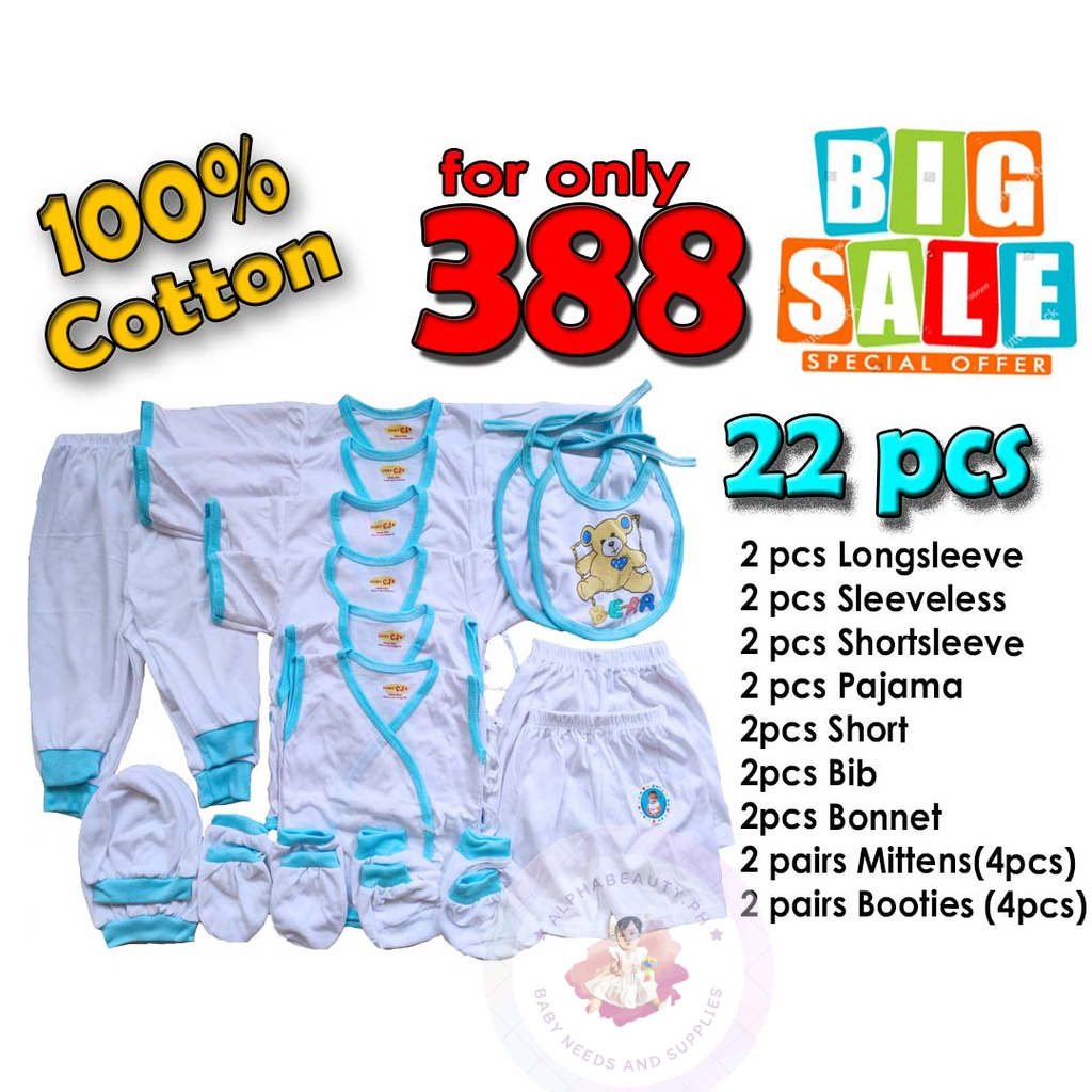 Lucky CJ Newborn Clothes Set for Baby Boy Blue I Colored Lining ...