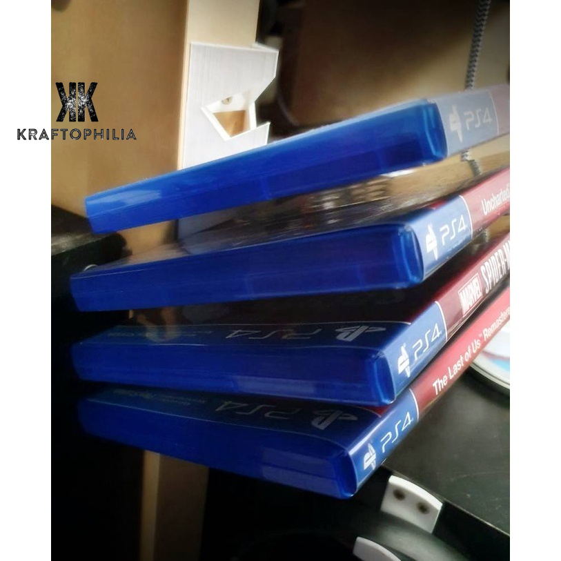 Playstation, XBox, Nintendo, DVD, BluRay Case Holder Wall Mount ...