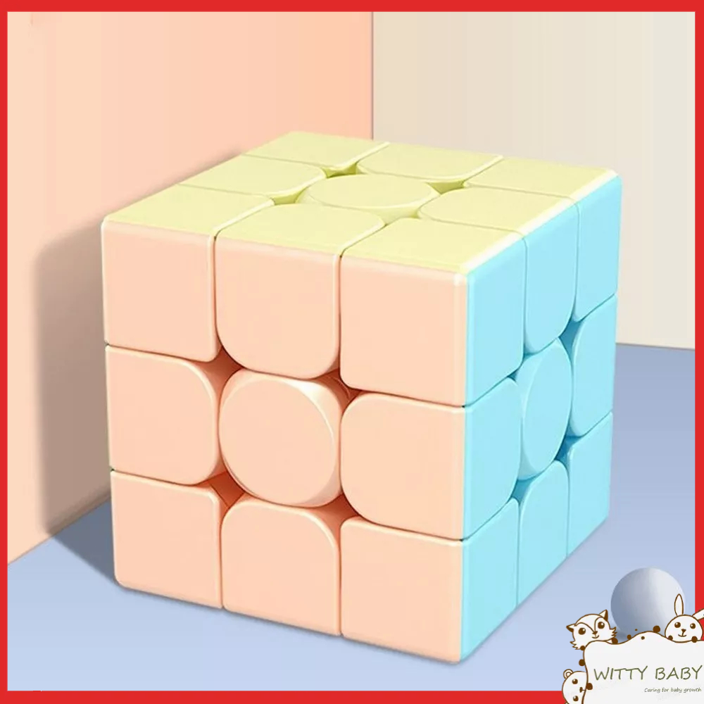 【COD】 Macarons Cube Beginners Children's Rubics Cube 3x3 Original ...