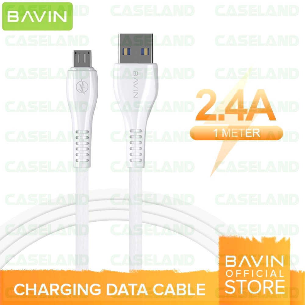 BAVIN CB195 2.4A Charging Data Transfer Soft and Flexible Cable Wire ...