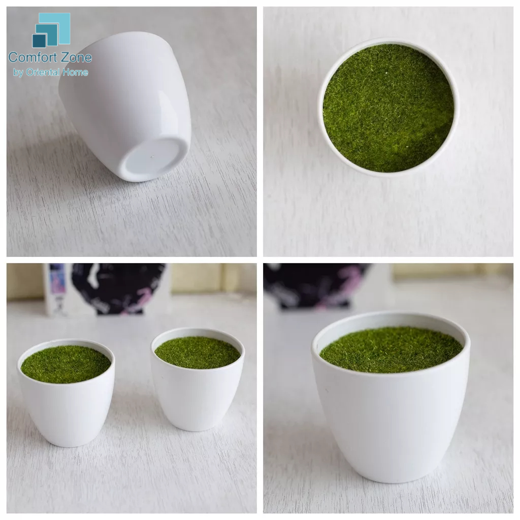 Home Living Round Foam Pots Dry Flowers & Plants Display 1Pc. Home ...