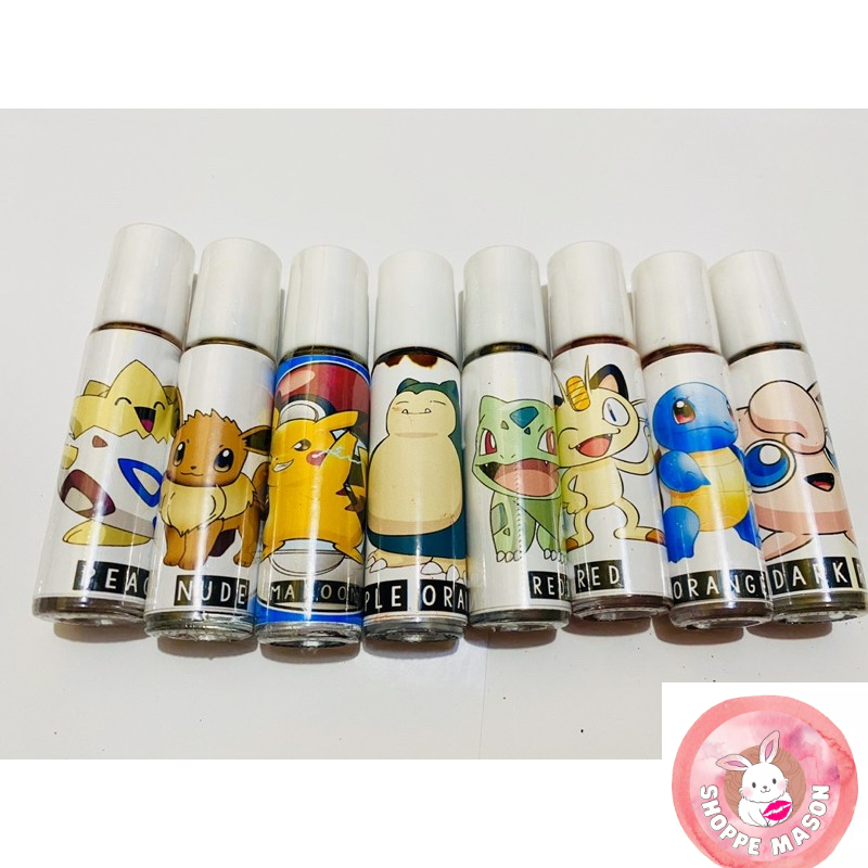 8pcs Pokemon Inspired Lip and Cheek Tint Liptint set | Shopee Philippines