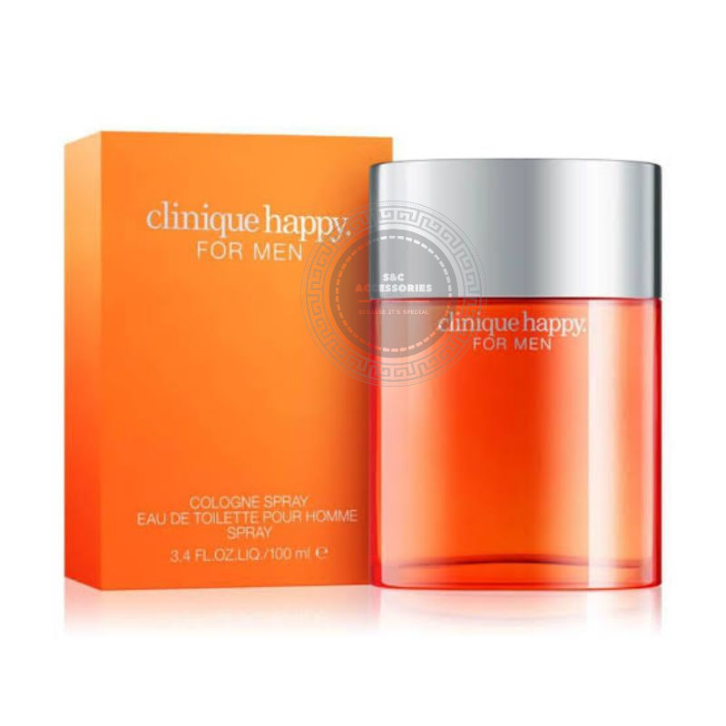 Clinique Happy Men EDT 100ml Citrus Perfume for Men Oil Based ...