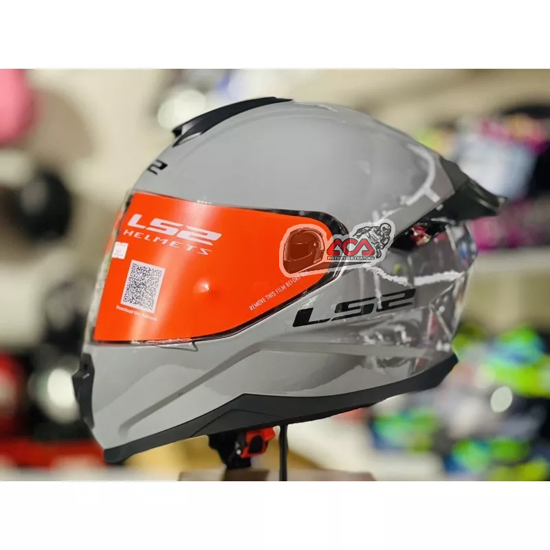 LS2 FF802 FLASH Full-Face Single Mono Helmet + Free Tinted Visor ...