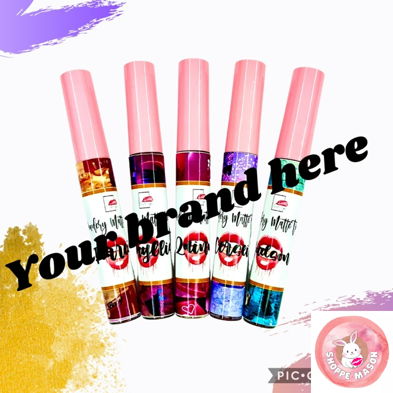 Rebranding Powdery matte 3ml small wand container lip and cheek tint ...